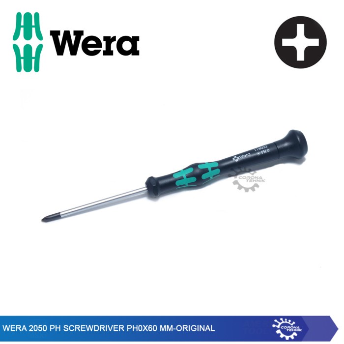Jual Wera 2050 PH Screwdriver PH0 x 60 mm - Original star | Shopee ...