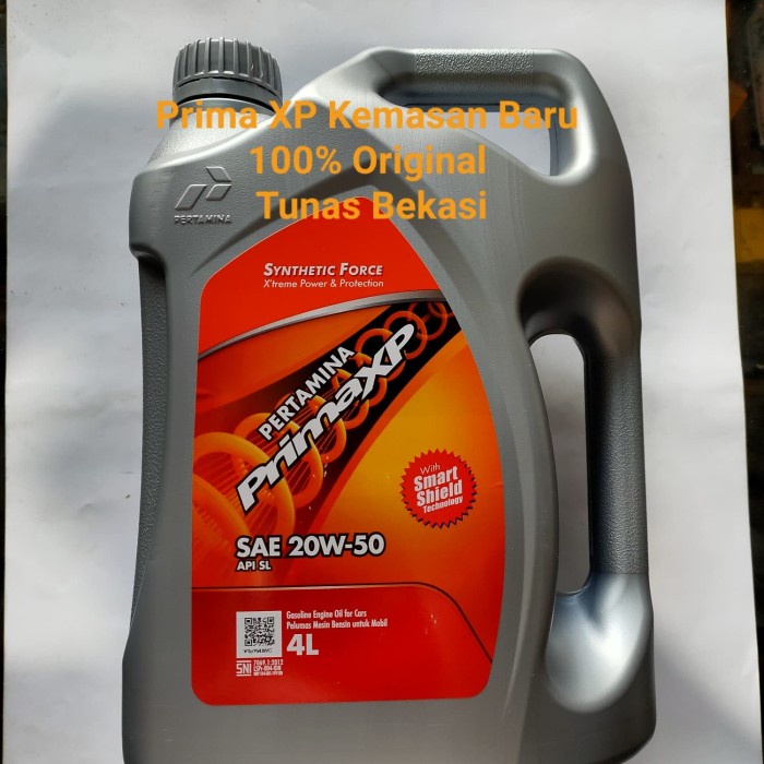 Jual Oli Mesin Mesran Prima XP ukuran Galon 4L best | Shopee Indonesia