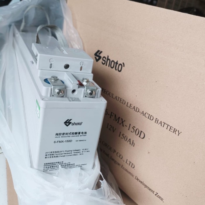 Jual BATTERY VRLA SHOTO 12V 150AH NEW | Shopee Indonesia