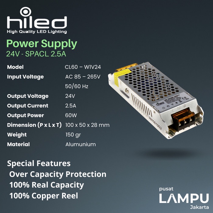 Jual Guid Hiled Adaptor Power Supply Trafo Spacl 24V 2.5A 4.2A 6.3A 10A ...