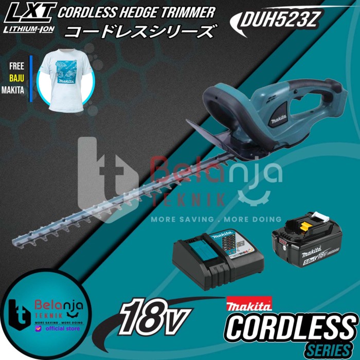 Jual MAKITA CORDLESS HEDGE TRIMMER DUH523Z MESIN POTONG DAHAN SET 18V 5 ...
