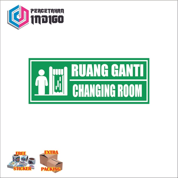 Jual Murah plat alumunium rambu rambu ruang ganti Keren | Shopee Indonesia
