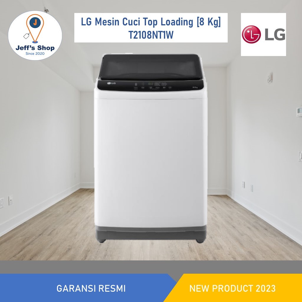 Jual LG Mesin Cuci Top Loading [8 Kg] T2108NT1W | Shopee Indonesia