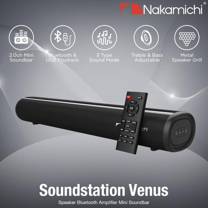 Jual Nakamichi Soundstation Venus Speaker Bluetooth Amplifier Mini ...