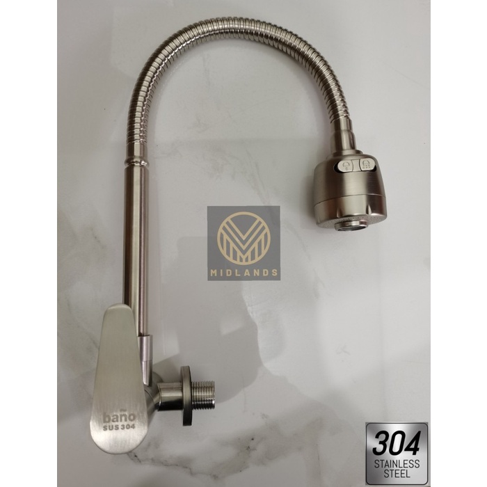Jual Kran Angsa Fleksibel Stainless 304 /Kran Sink/Keran Bak Cuci ...