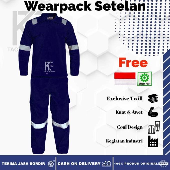 Jual Sale Now Wearpack Safety Stelan Plus Logo Safety Bendera/Wearpack ...