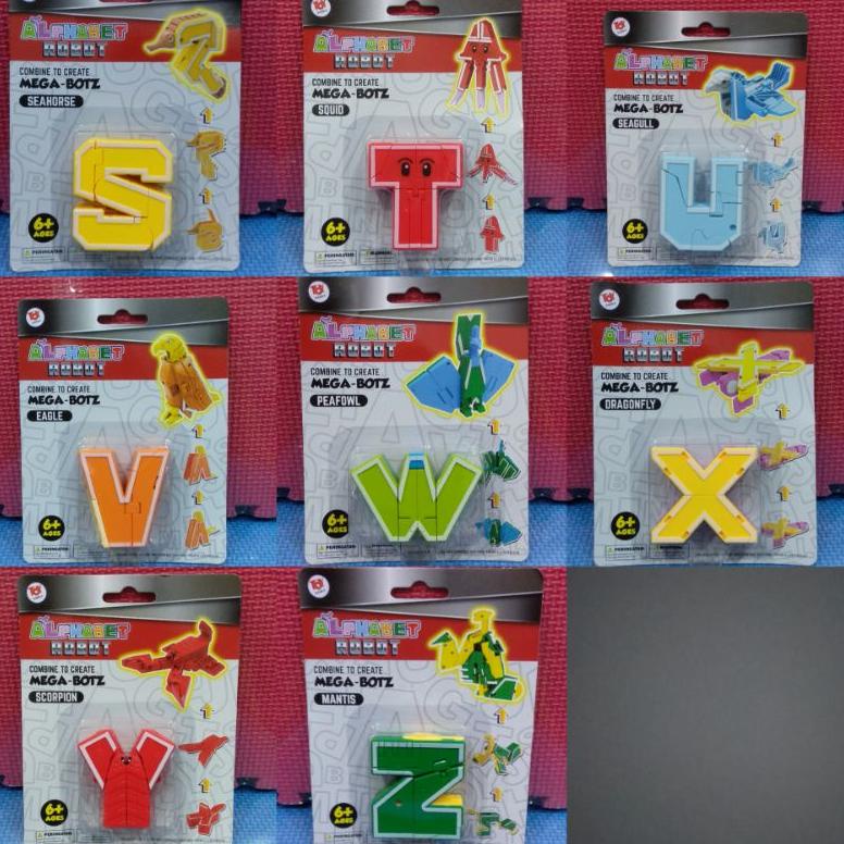 Jual Recomend Toy Addict Mainan Edukasi Alphabet Huruf Robot Mega Bots ...