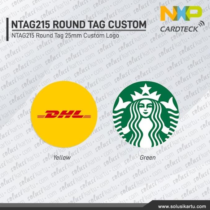 Jual Cetak Print Logo NTAG215 NFC Tag 25mm NTAG 215 Anti Metal Sticker ...