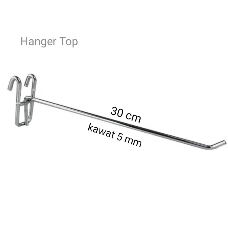Jual CANTOLAN DISPLAY /CANTOLAN RAM /SINGLE RAM UKURAN 30 CM /CHROME ...