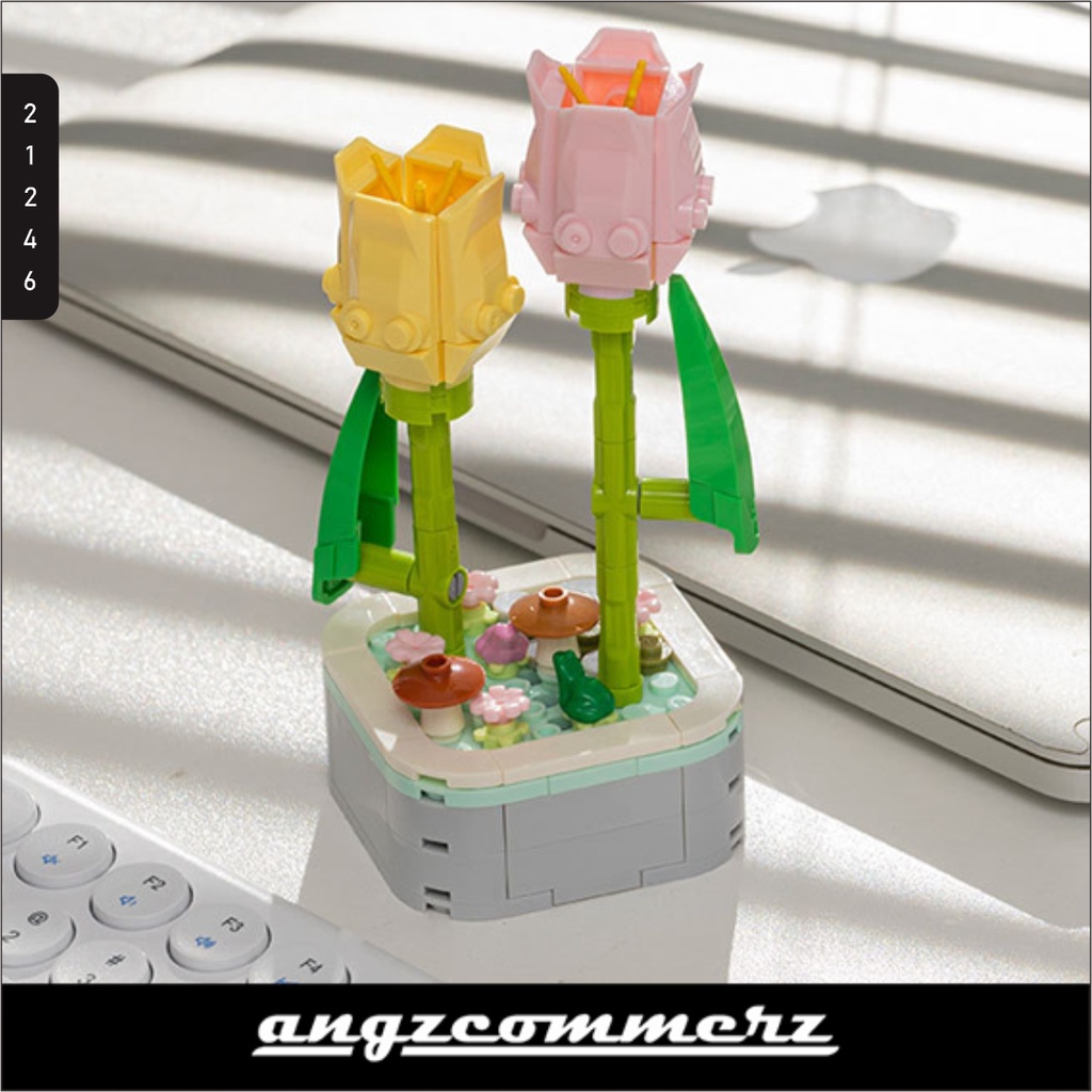 Jual Nano Block Flower Series Mainan Balok Bunga DIY Brick A4 | Shopee ...