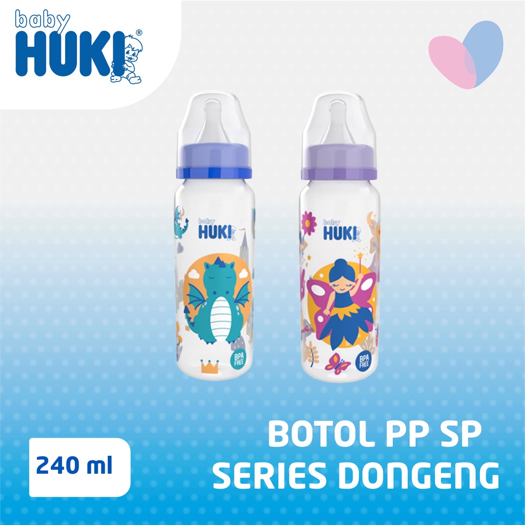 Jual HUKI BOTOL PP SP LSR NIPPLE 240 ML | Shopee Indonesia