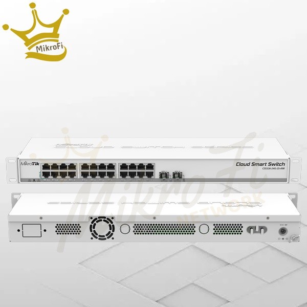 Jual MikroTik CSS 326 24G 2S+ RM CSS326-24G-2S+RM | Shopee Indonesia