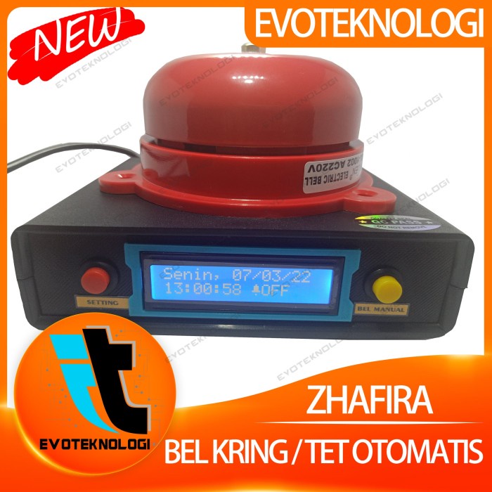 Jual Guid Zhafira Bel Bunyi Kring Atau Tet Otomatis Untuk Sekolah ...