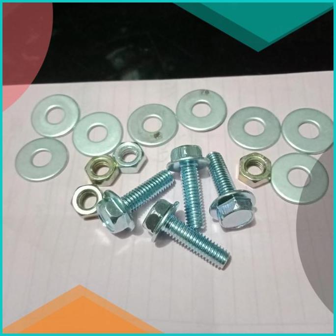 Jual BAUT PLAT NOMOR MOTOR/MOBIL 4SET 6X20 20JVLZ3 sparepart last ...