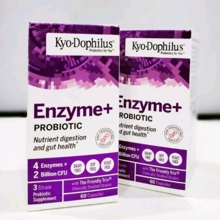 Jual Kyolic Enzyme+ Probiotic Digestive Health - 60 Kapsul Kyodophilus ...