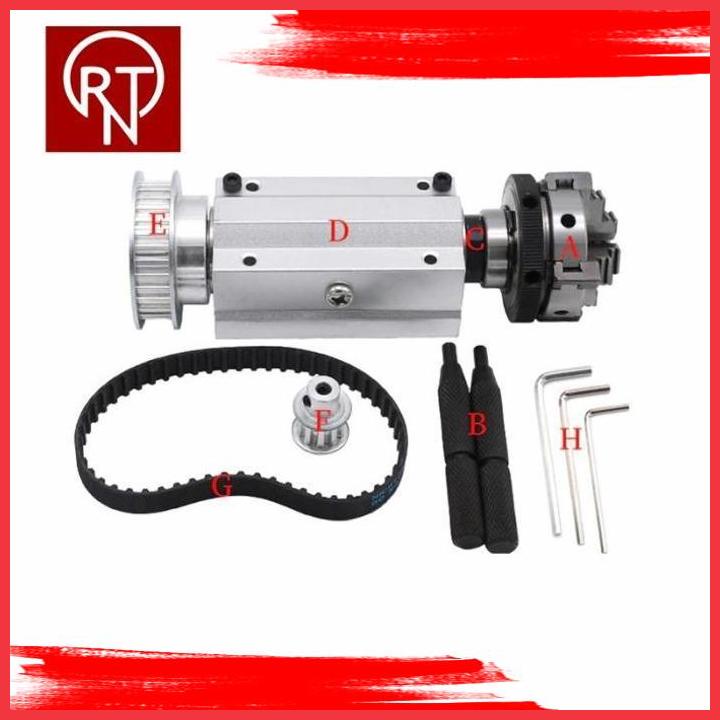 Jual (RENE) 63 FOUR-JAW AND 63 THREE-JAW CHUCK SPINDLE ASSEMBLY (3120 ...