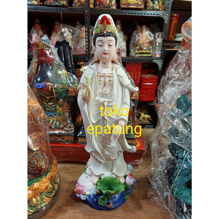 Jual Tracy Patung Dewi Rupang Dewi Kwan Im Guan Yin Berdiri 16 Inch ...