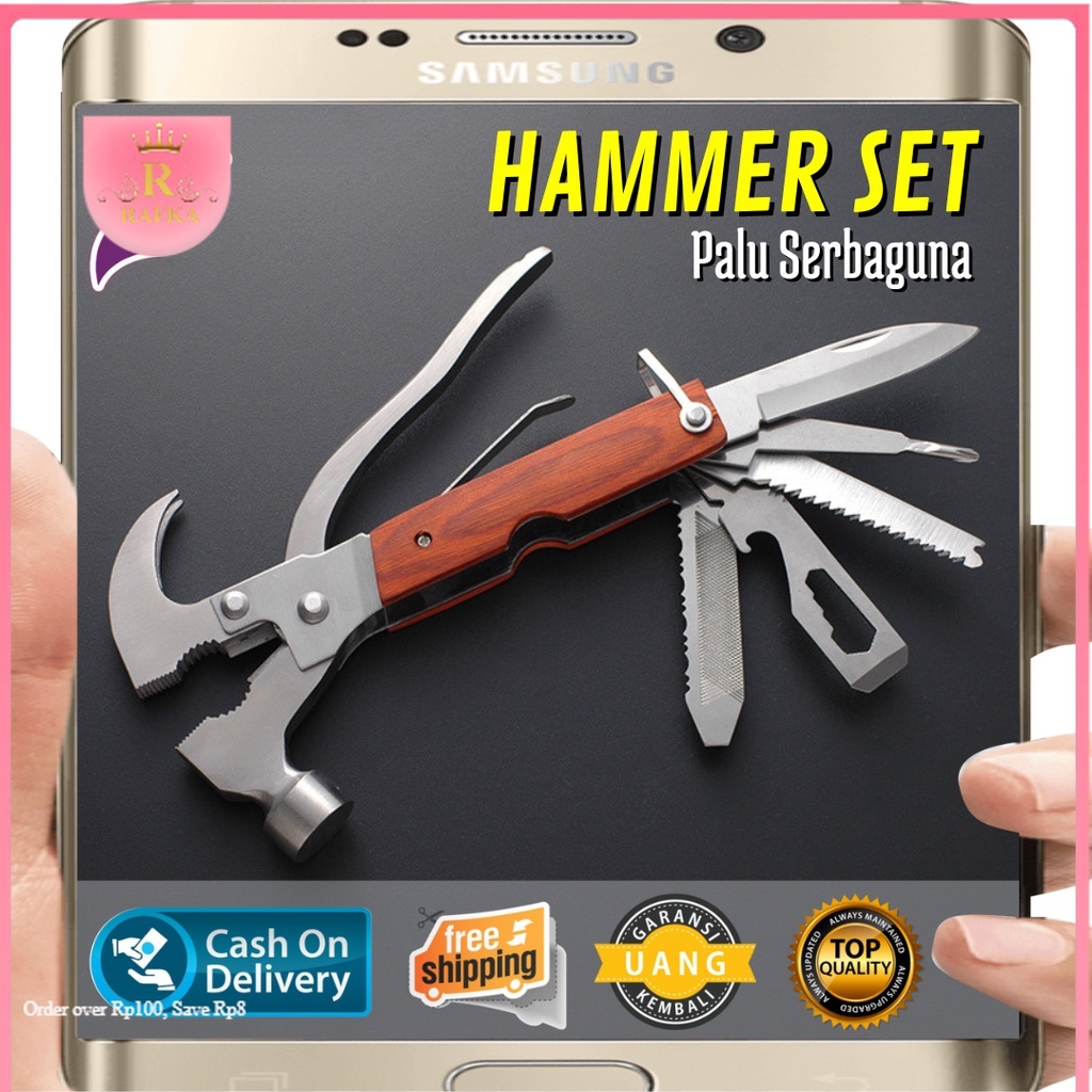 Jual Palu Multifungsi - Palu Serbaguna - Multi-Function Claw Hammer ...