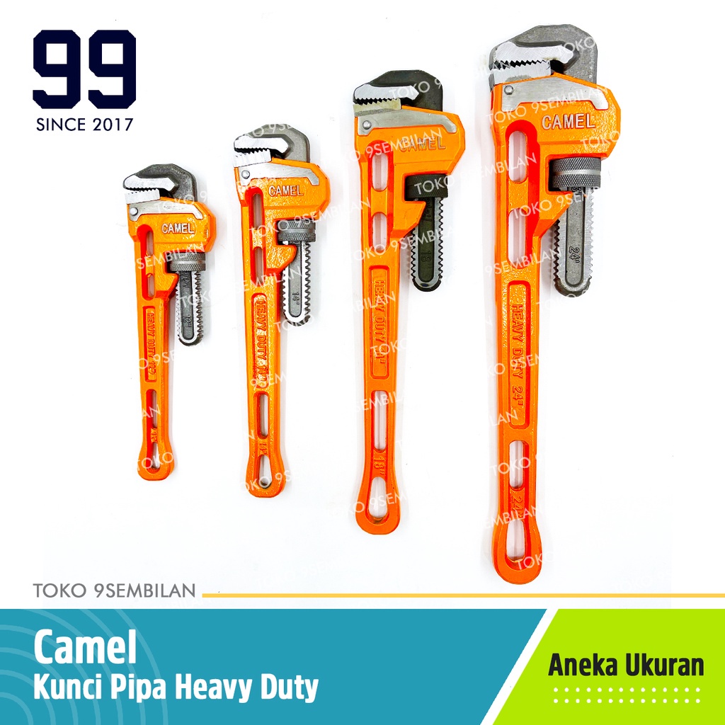 Jual Camel Kunci Pipa Ledeng Heavy Duty 18 Inch Pipe Wrench Saluran Air ...