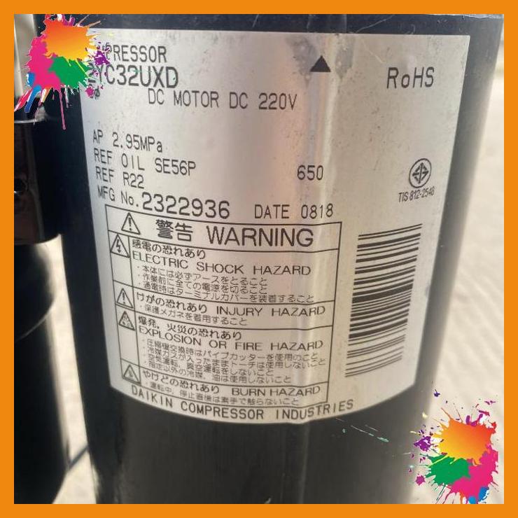 Jual kompresor ac daikin inverter 2,5pk r22 100% original bawaan pabrik ...