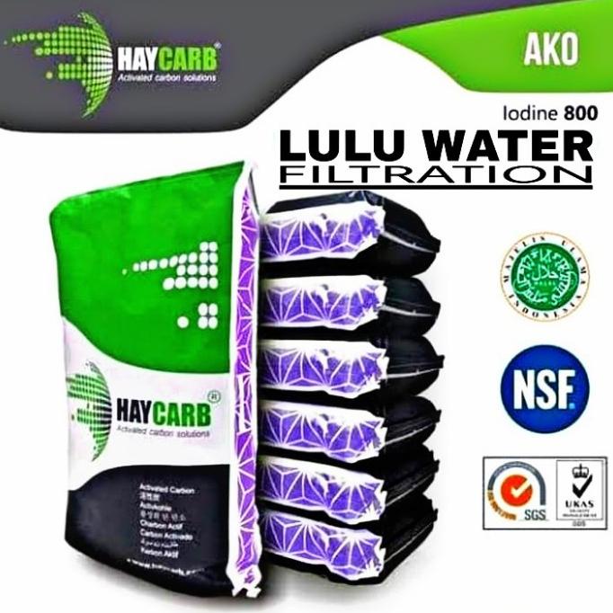 Jual haycarb / karbon aktif 25kg / karbon aktif import / media filter ...