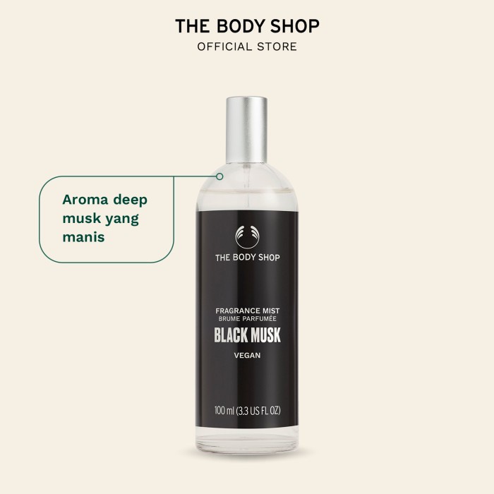 Jual The Body Shop Black Musk Body Mist Fragrance 100ml | Shopee Indonesia