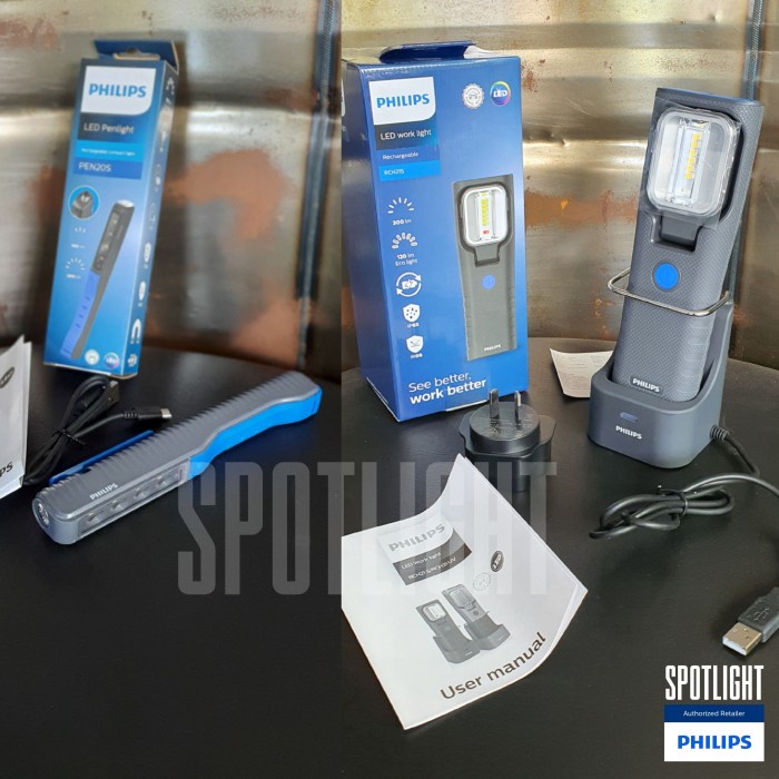 Jual SENTER LED PHILIPS PENLIGHT PEN20S RCH21S WORK LIGHT | Shopee ...