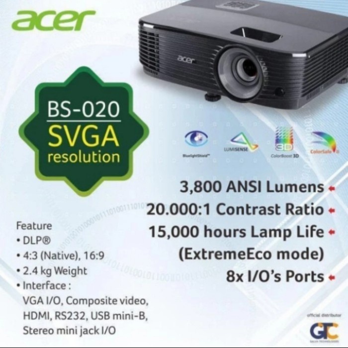 Jual Proyektor ACER bs020 | Shopee Indonesia