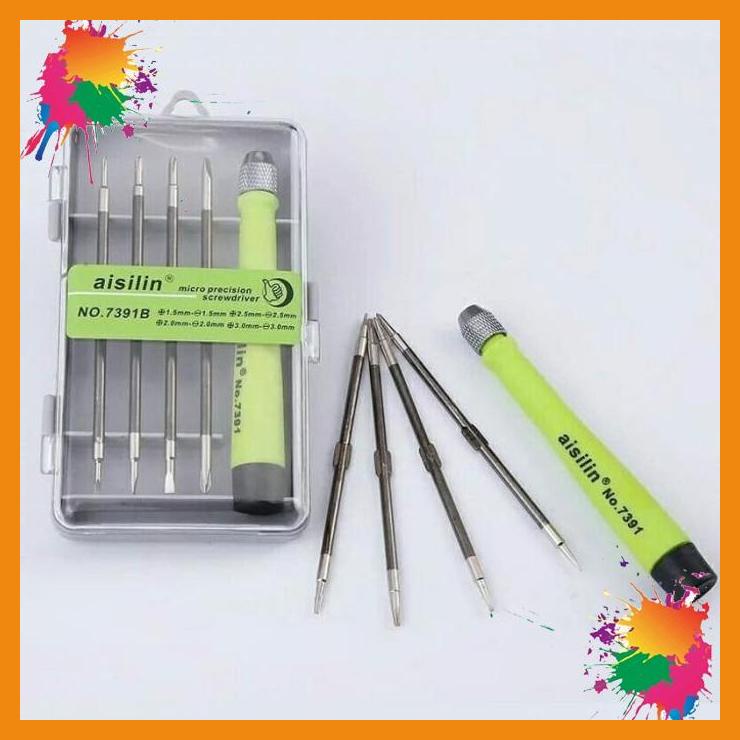 Jual obeng service hp laptop 8 in 1 baut phillips +- screwdriver [raj ...
