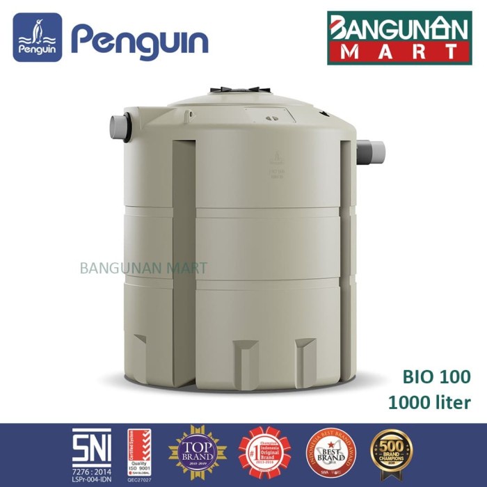 Jual Promo Penguin Septic Tank Kapasitas 1000 Liter Penguin Bio 100 ...