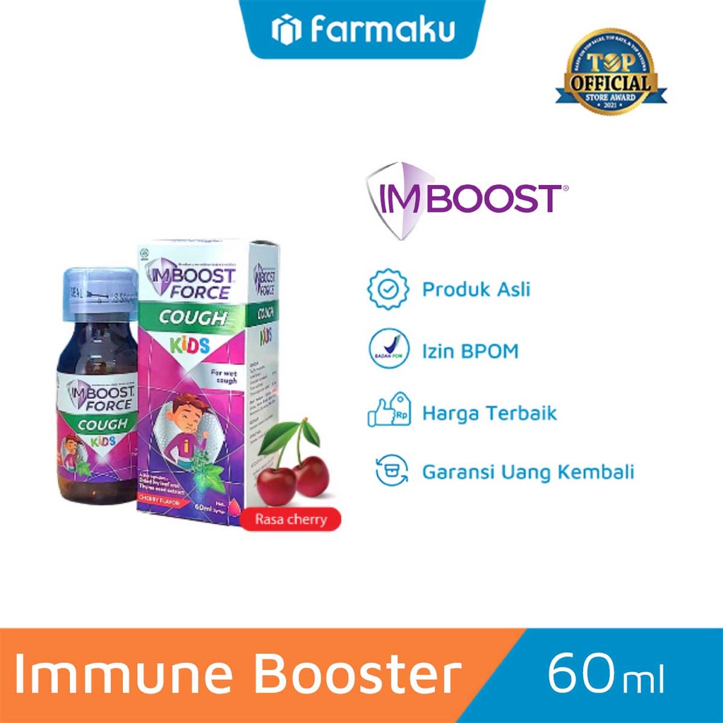 Jual Imboost Force Cough Kids Syrup - Obat Batuk Anak Sirup 60 ml ...