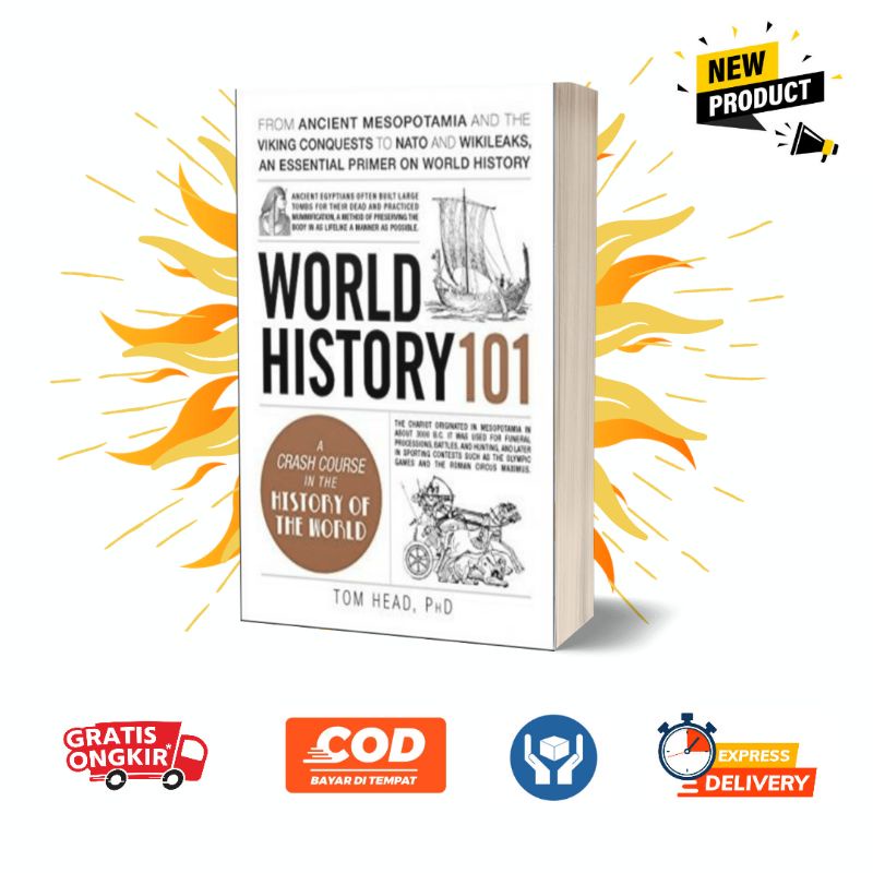 Jual BUKU WORLD HISTORY 101 - TOM HEAD PHD ( ENGLISH ) | Shopee Indonesia