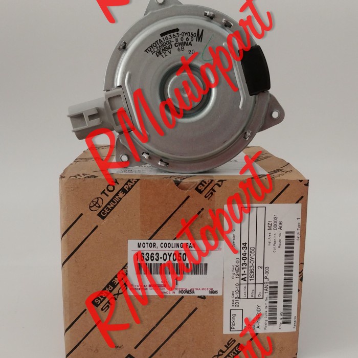 Jual Motor Fan Original Vios Yaris Sienta 2013- 16363-0Y050 | Shopee ...