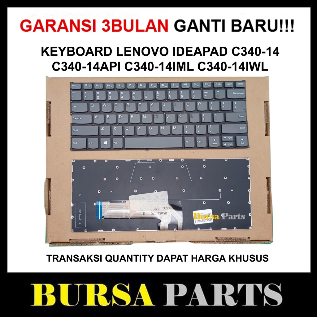 Jual Keyboard Lenovo Ideapad C340-14 C340-14api C340-14iml C340-14iwl ...