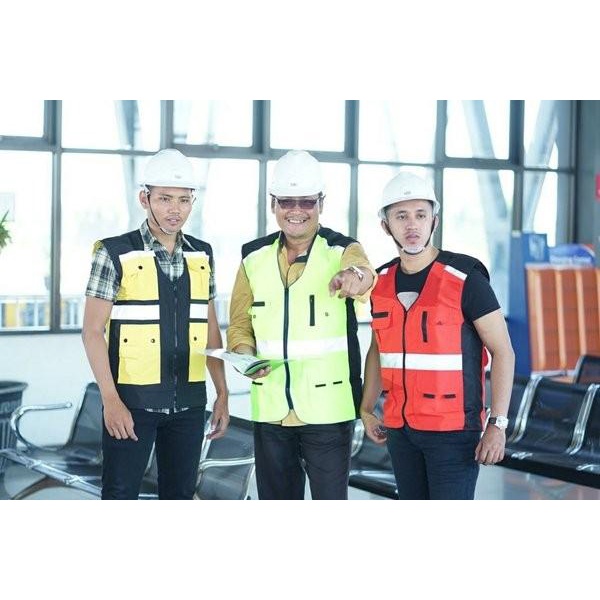Jual ROMPI MOTOR TOURING - K3 SAFETY VEST KERJA LAPANGAN PROYEK BANDARA ...