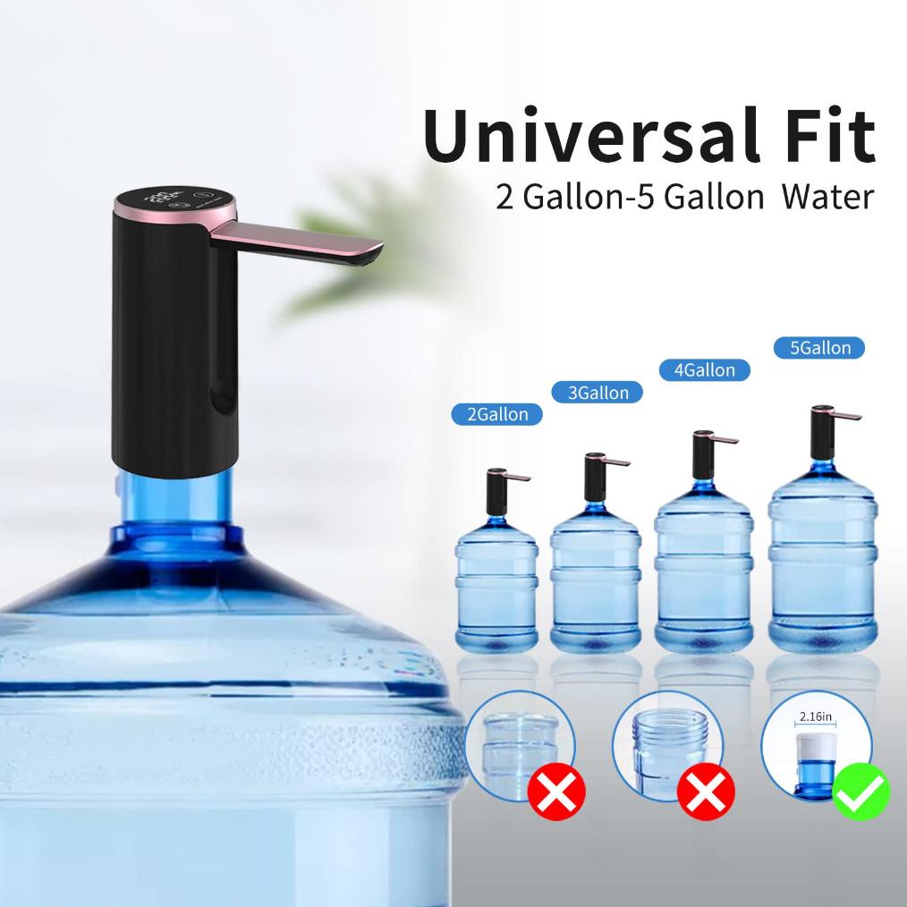 Jual Original Botol Air Pump Rumah USB Electric Foldable Water Suction ...