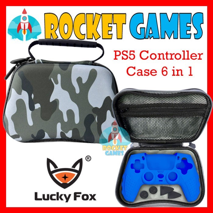 Jual Lucky Fox 6in1 PS5 Controller Bag Dualsense BLACK / ARMY | Shopee ...
