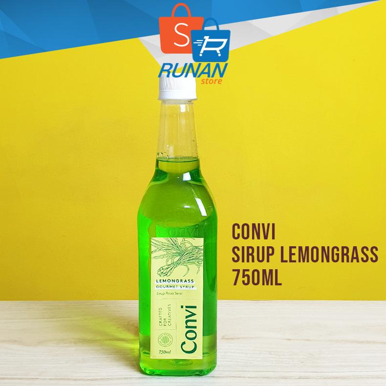 Jual Sirup Lemongrass Convi Gourmet Syrup Premium 750 ml Sirup Rasa ...