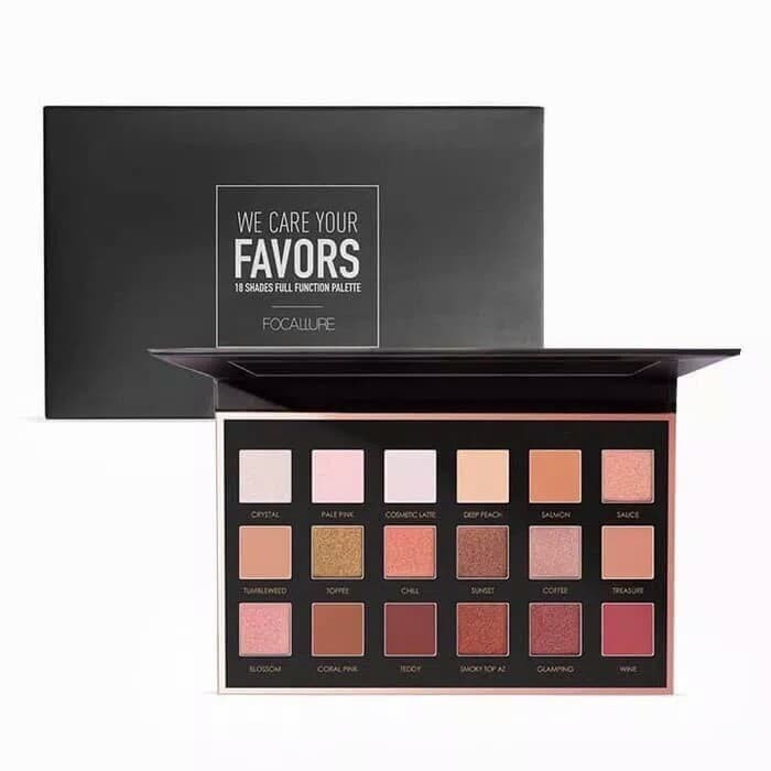 Jual FOCALLURE FAVORS PALLATE PALETE 18 IN 1 EYESHADOW MAKE UP | Shopee ...