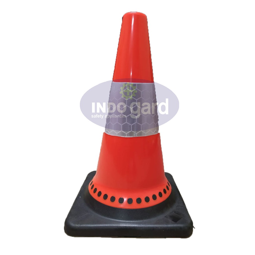 Jual Traffic Cone,Rubber Kerucut 45Cm,Cetak Logo,Pembatas Jalan,Safety Cone,Parkir,Mall,Gudang ...