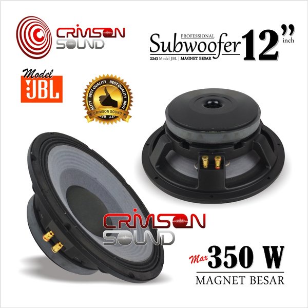 Jual SPEAKER WOOFER 12 Inch MODEL JBL CRIMSON 2243H MAGNET BESAR | Shopee Indonesia