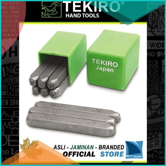Jual Angka Ketok 8 mm Nomor 0~9 Isi 9 pcs PUKUL - Number Punch Set ...