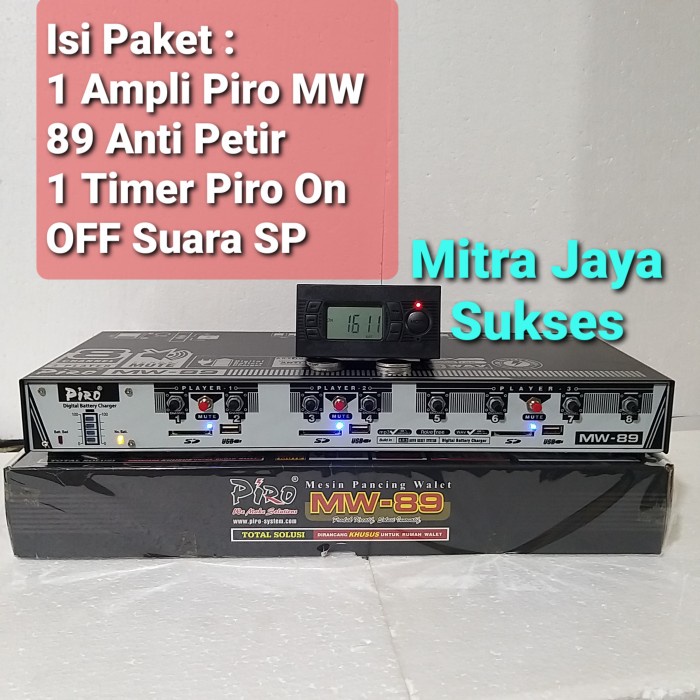 Jual Paket Ampli Walet Piro Mw 89 + Timer Piro | Shopee Indonesia
