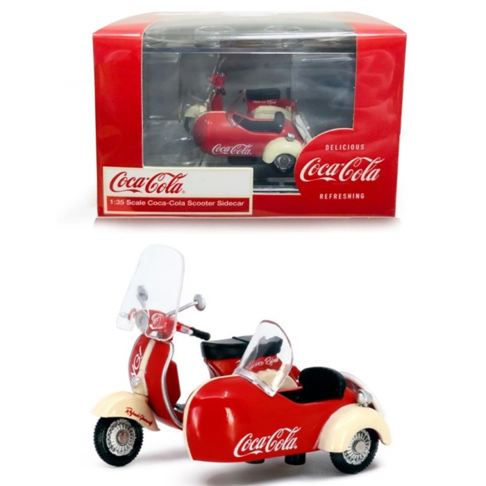 Jual Promo - Tiny 1/35 Coca-Cola Scooter Sidecar | Shopee Indonesia