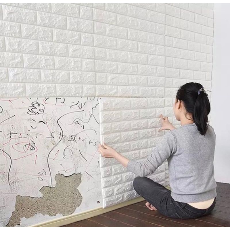 Jual (ACEH TIMUR)BIG FOAM BATA/WALLPAPER DINDING FOAM | Shopee Indonesia