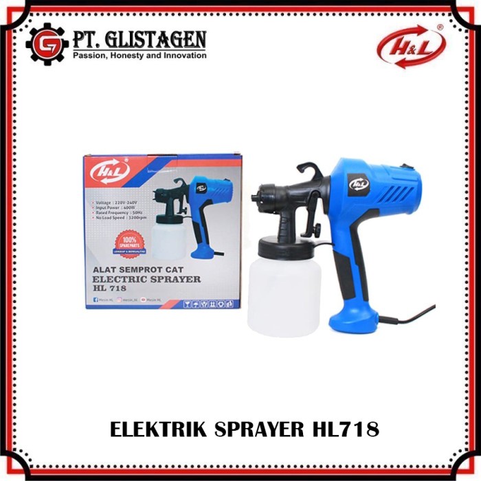 Jual Jual!! Spray / Alat Semprot Cat Listrik / Sprayer HL718 | Shopee ...