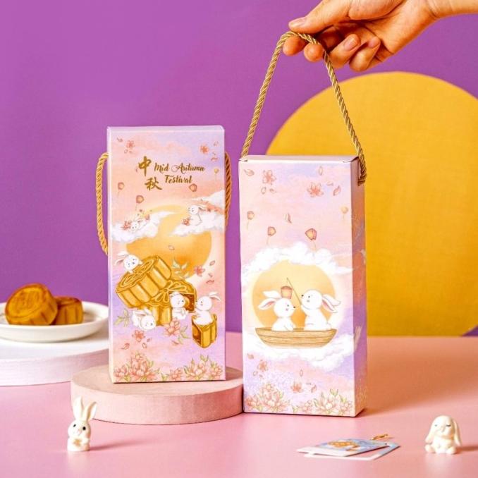 Jual Kualitas terbaik] NEW Kotak Mooncake terbaru bunny Mooncake box ...