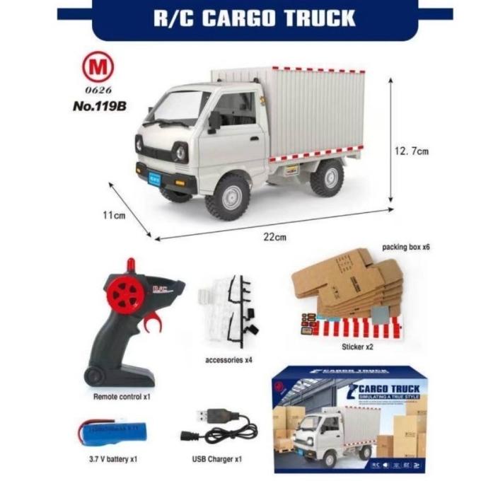 Jual MOBIL REMOTE RC PICK UP SUZUKI CARRY SCALE 1:16 2WD CASH SIGNAL 2 ...