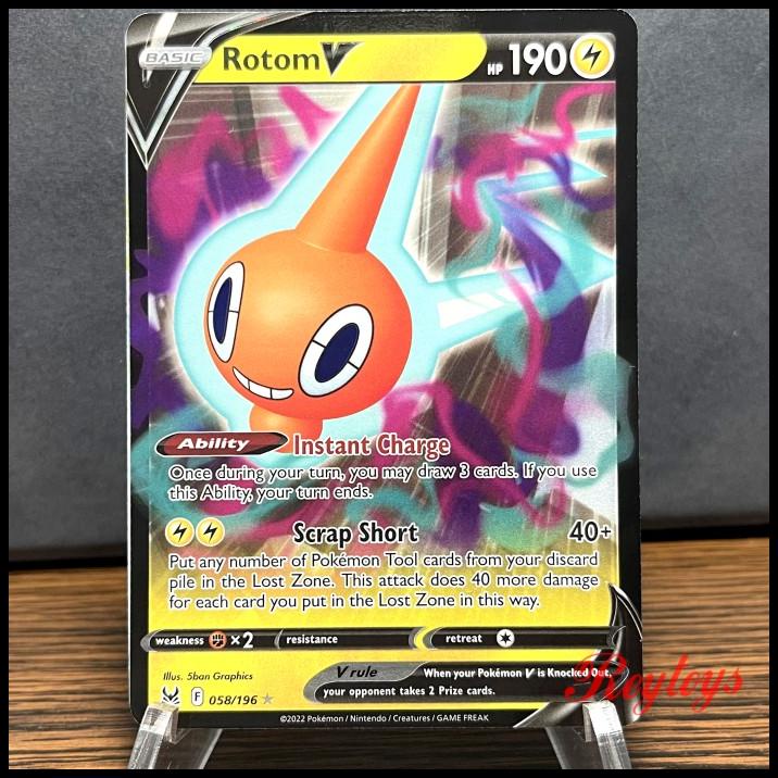 Jual TERMURAH POKEMON TCG LOST ORIGIN - 058 ROTOM V !!!! | Shopee Indonesia