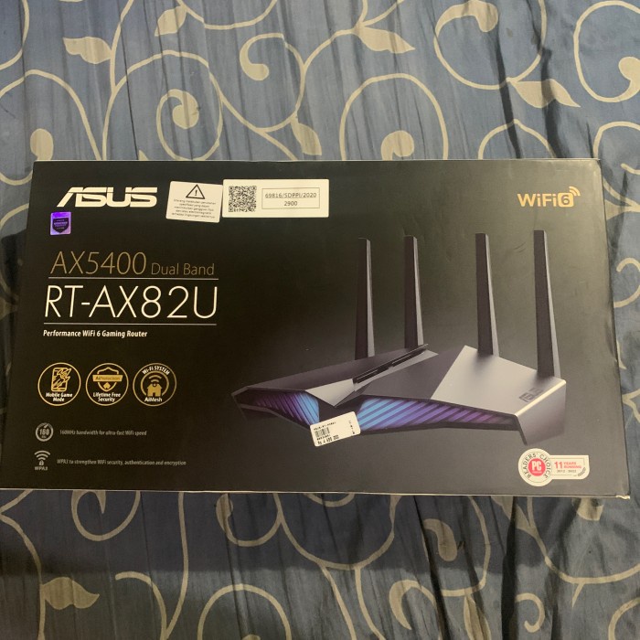 Jual Asus AX5400 Router Gaming RT-AX82U Wifi6 | Shopee Indonesia